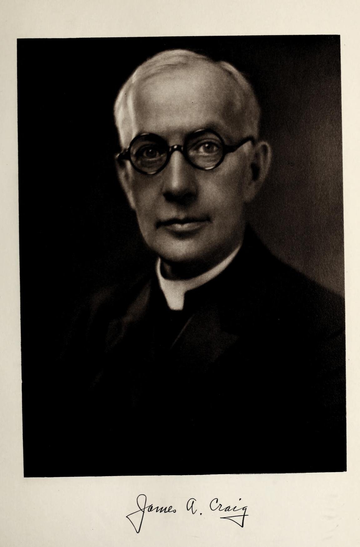 Biography of Rev. James A. Craig — Rhode Island Genealogy